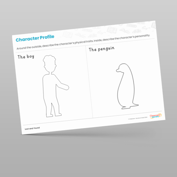 Year 2 Lost And Found Writing Unit Character Profile Resource ...