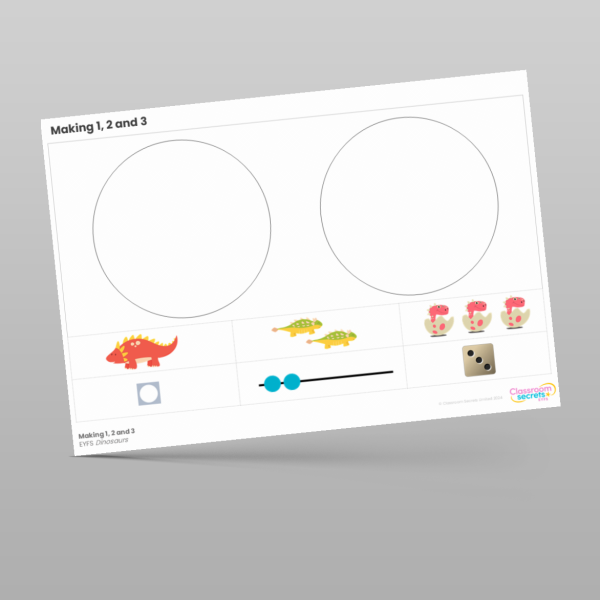 Eyfs Making 1 2 And 3 Activity Resource | Classroom Secrets