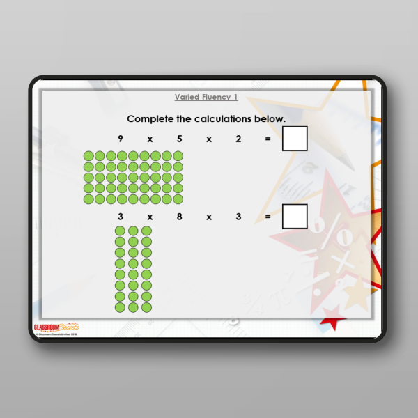 Year 4 Multiply Three Numbers Modelling Powerpoint Resource | Classroom Secrets