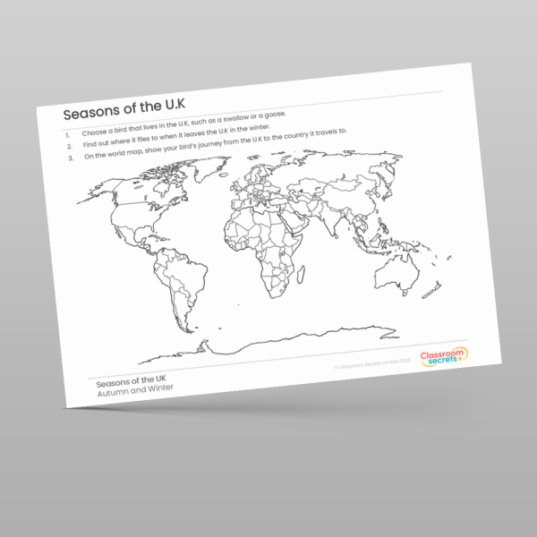 KS1 Autumn And Winter Worksheet Resource | Classroom Secrets