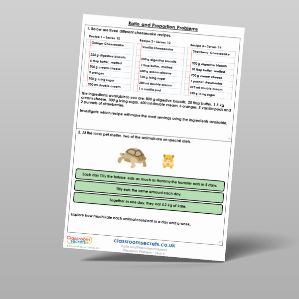 Ratio And Proportion Problems Worksheets Mastery: Ratio And Proportion