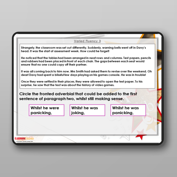 Year 4 Consolidation Of Writing Paragraphs In Standard And Non Standard ...