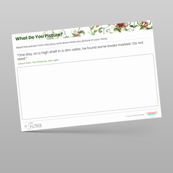 Year 3 The Flower Writing Unit What Do You Picture Resource | Classroom ...