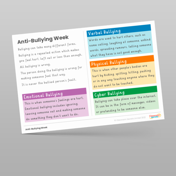KS1 Anti Bullying Week Scenario Cards Resource | Classroom Secrets