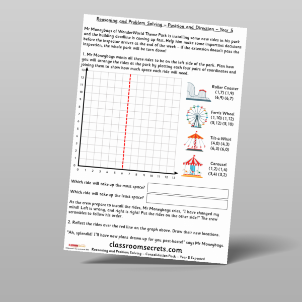 Year 5 Position And Direction Consolidation Activity Resource ...