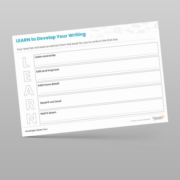 Year 6 Goodnight Mister Tom Writing Unit Learn To Develop Your Writing ...