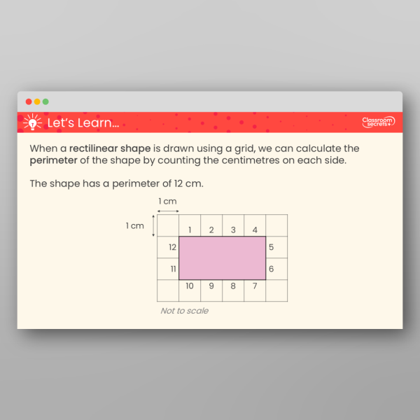 Year 4 Perimeter On A Grid Teaching Ppt Resource | Classroom Secrets