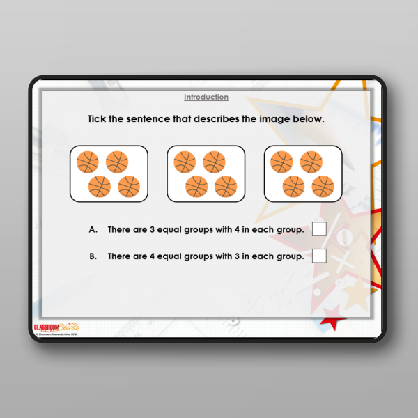 Year 2 Make Equal Groups Modelling Powerpoint Resource | Classroom Secrets