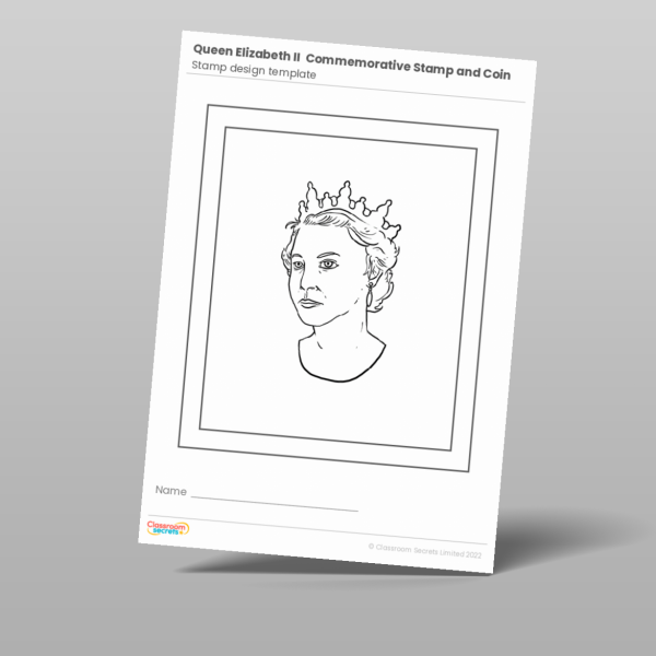 KS1 And Ks2 Queen Elizabeth Ii Commemorative Coin And Stamp Design ...