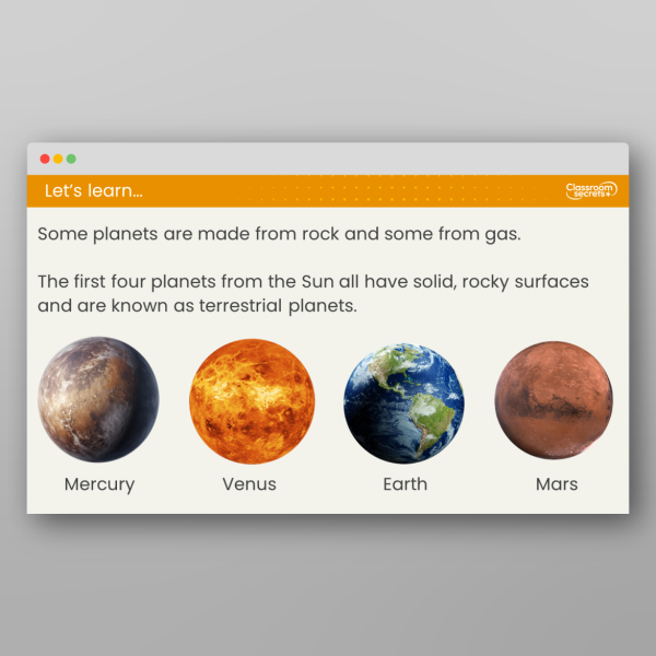 Year 5 What Is The Solar System Lesson Resource | Classroom Secrets