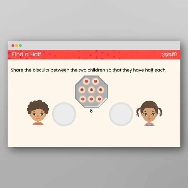 Year 2 Find A Half Teaching Ppt Resource | Classroom Secrets