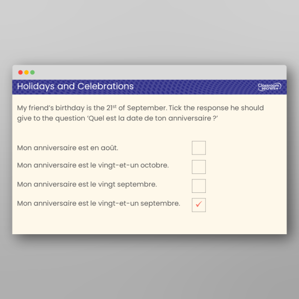 Year 3 French Holidays And Celebrations Teaching Ppt Resource ...