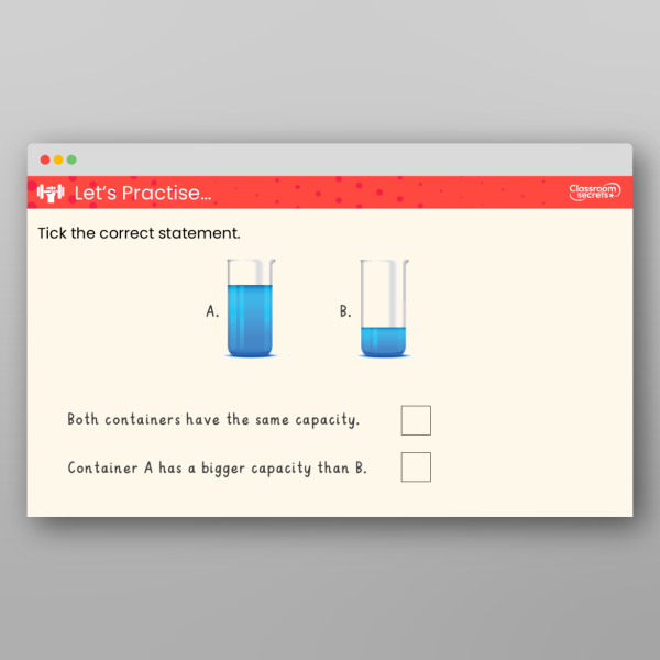 Year 1 Full And Empty Teaching Ppt Resource | Classroom Secrets