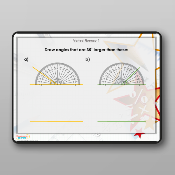 Year 5 Draw Lines And Angles Accurately Modelling Ppt Resource ...