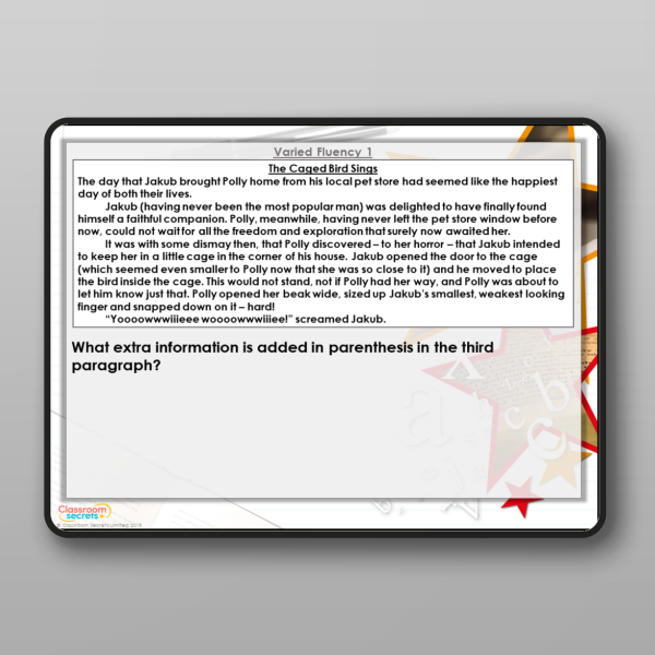 Year 5 Parenthesis For Clarity Modelling Ppt Resource | Classroom Secrets