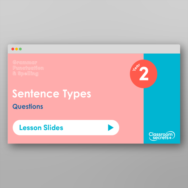 Year 2 Questions Lesson Slides Resource | Classroom Secrets