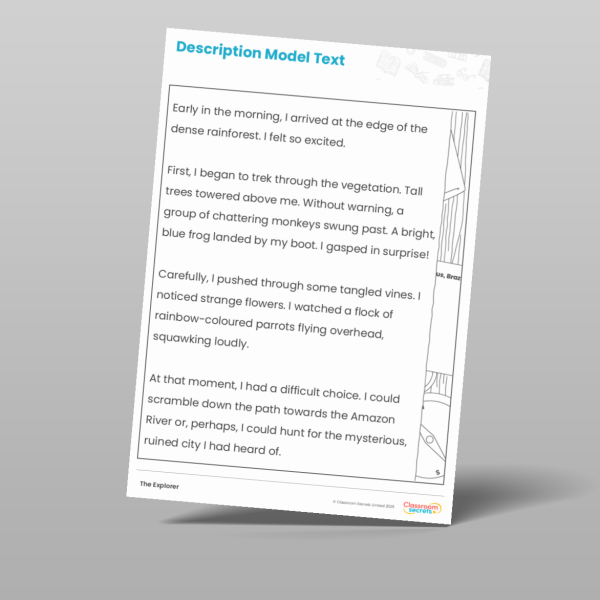 LKS2 The Explorer Model Text And Writing Frame Resource | Classroom Secrets