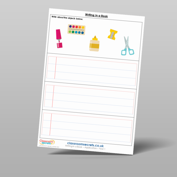 Year 1 Writing In A Book Application Resource | Classroom Secrets