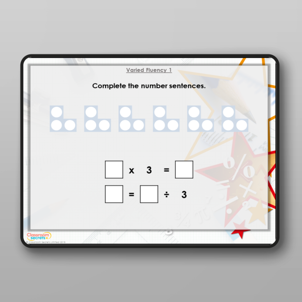 Year 3 The 3 Times Table Modelling Ppt Resource | Classroom Secrets