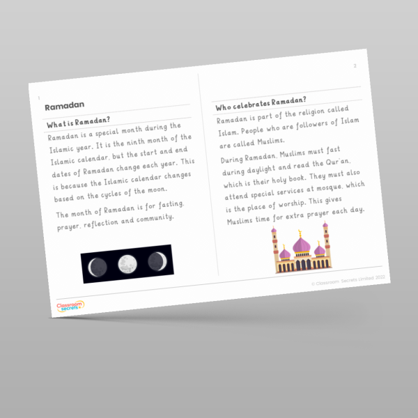 Year 2 Reading Skills Ramadan Resource | Classroom Secrets