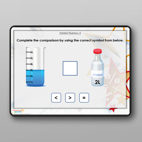 Year 2 Measure In Litres Modelling Ppt Resource | Classroom Secrets