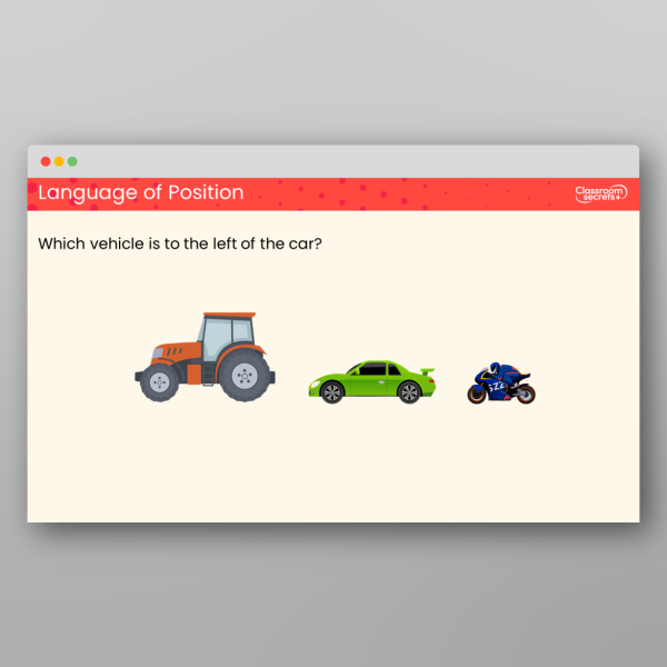 Year 2 Language Of Position Teaching Ppt Resource | Classroom Secrets