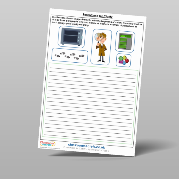 Year 5 Parenthesis For Clarity Application Resource | Classroom Secrets
