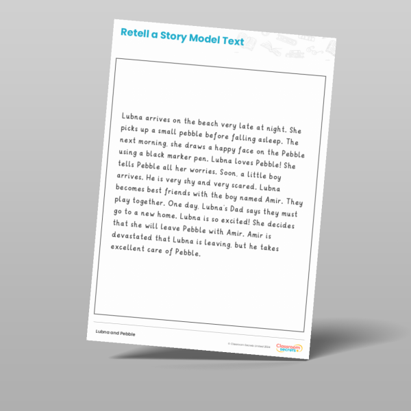 Year 2 Lubna And Pebble Writing Unit Model Text Resource | Classroom ...