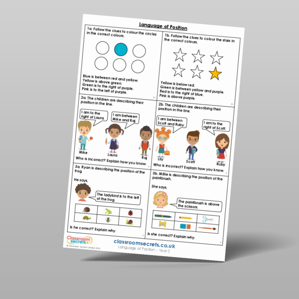 Year 2 Language Of Position Reasoning And Problem Solving Resource ... Year 2 Language Of Position Reasoning And Problem Solving Resource ...