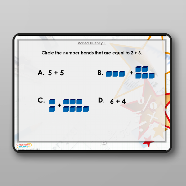 Year 1 Compare Number Bonds Modelling Ppt Resource | Classroom Secrets