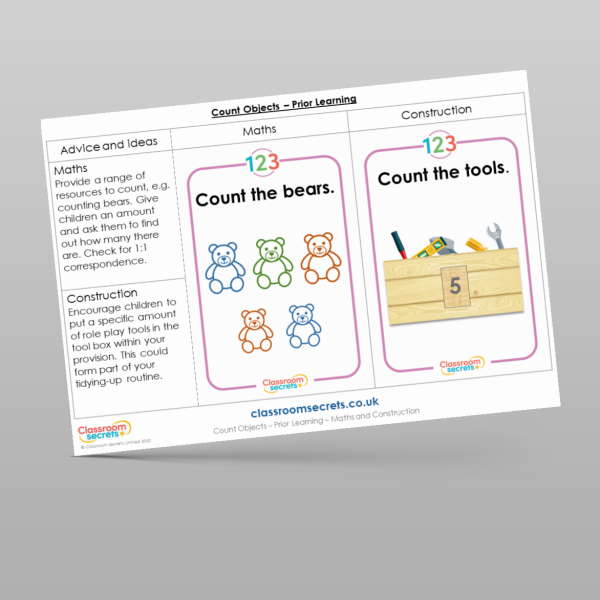 Year 1 Count Objects Prior Learning Resource | Classroom Secrets