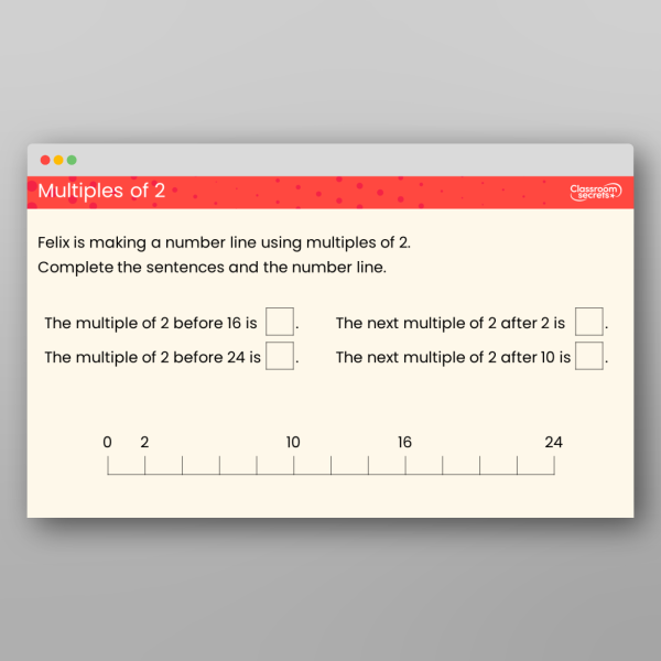 Year 3 Multiples Of 2 Teaching Ppt Resource | Classroom Secrets