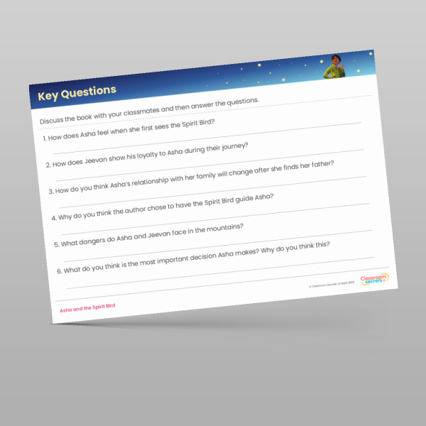 UKS2 Asha And The Spirit Bird Writing Unit Key Questions Resource ...