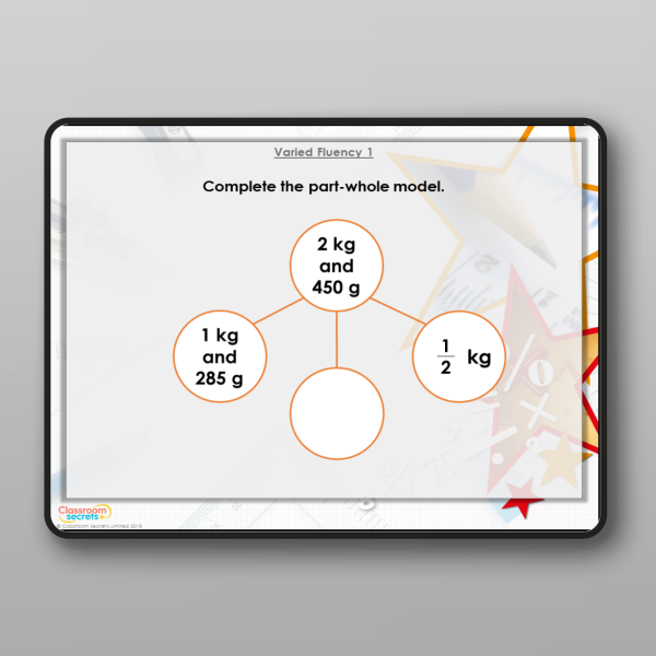 Year 3 Add And Subtract Mass Modelling Ppt Resource | Classroom Secrets
