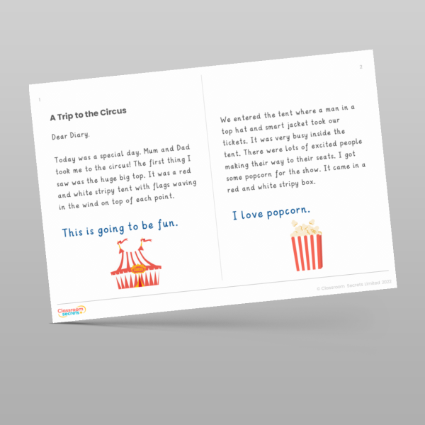Year 1 Reading Skills A Trip To The Circus Resource | Classroom Secrets