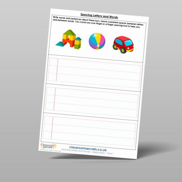 Year 1 Spacing Letters And Words Application Resource | Classroom Secrets