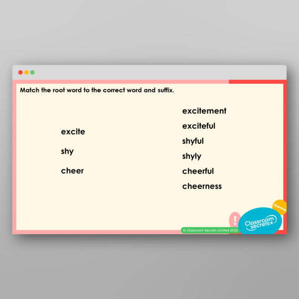 Year 4 Using Suffixes Teaching Ppt Resource | Classroom Secrets