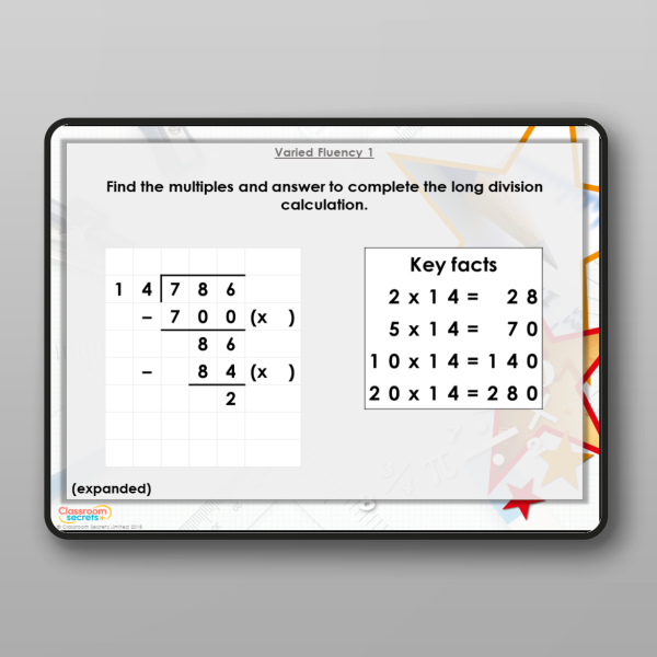 Year 6 Long Division 3 Modelling Ppt Resource | Classroom Secrets