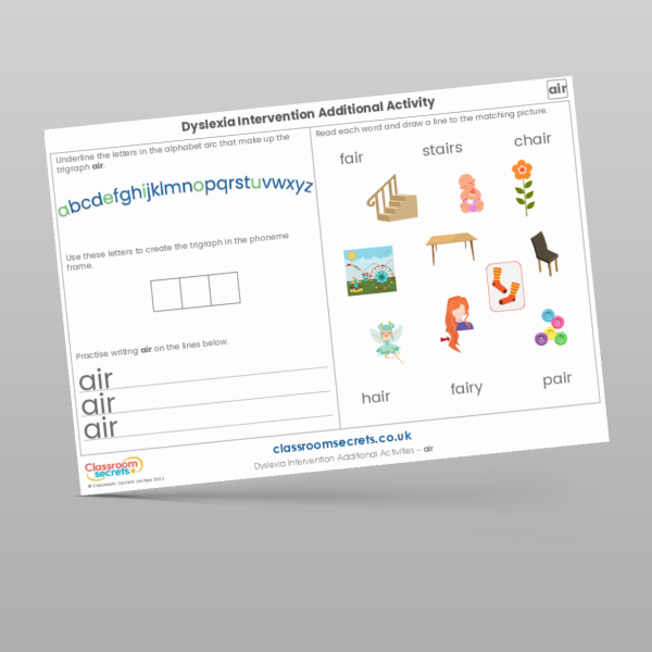 Dyslexia Intervention Programme Additional Activities Week 10 Resource ...