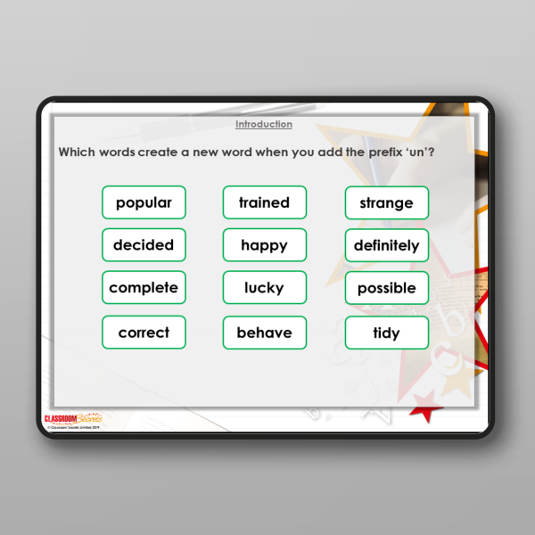 Year 3 Identifying Word Families Modelling Ppt Resource | Classroom Secrets