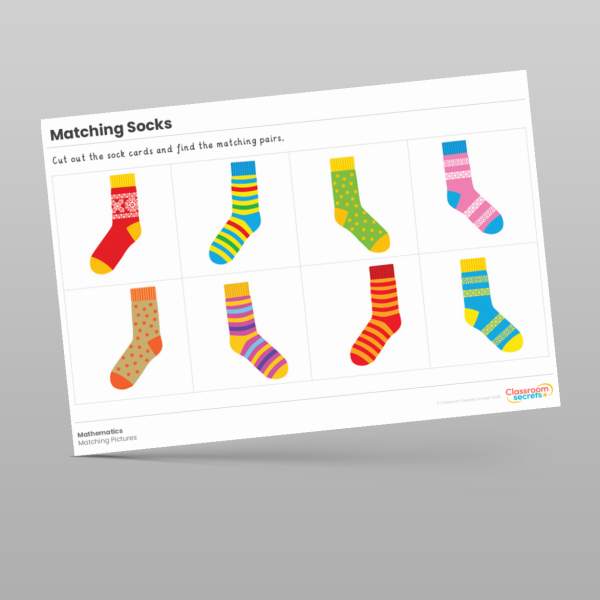 Eyfs Matching Socks Activity Resource | Classroom Secrets