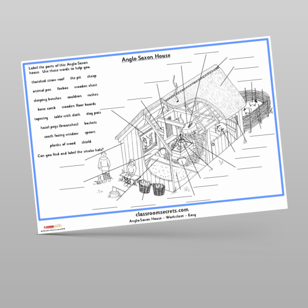 KS2 Anglo Saxon House Activity Resource | Classroom Secrets