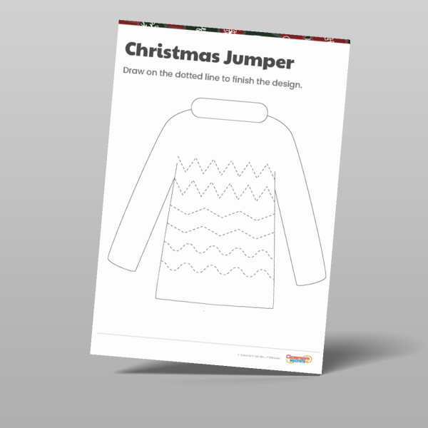 Christmas Jumper Drawing Activity Resource | Classroom Secrets