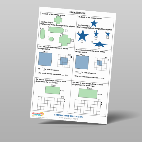 Year 6 Scale Drawing Varied Fluency Resource | Classroom Secrets