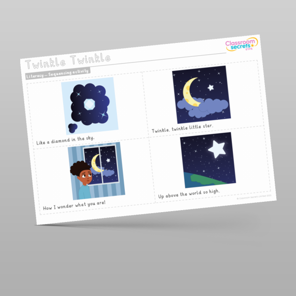 Eyfs Twinkle Twinkle Sequencing Activity Resource | Classroom Secrets