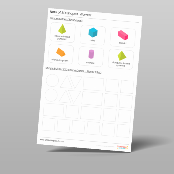 Tutors Nets Of 3d Shapes Tutor Game Resource | Classroom Secrets