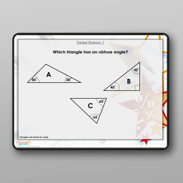 Year 6 Angles In A Triangle Modelling Ppt Resource | Classroom Secrets