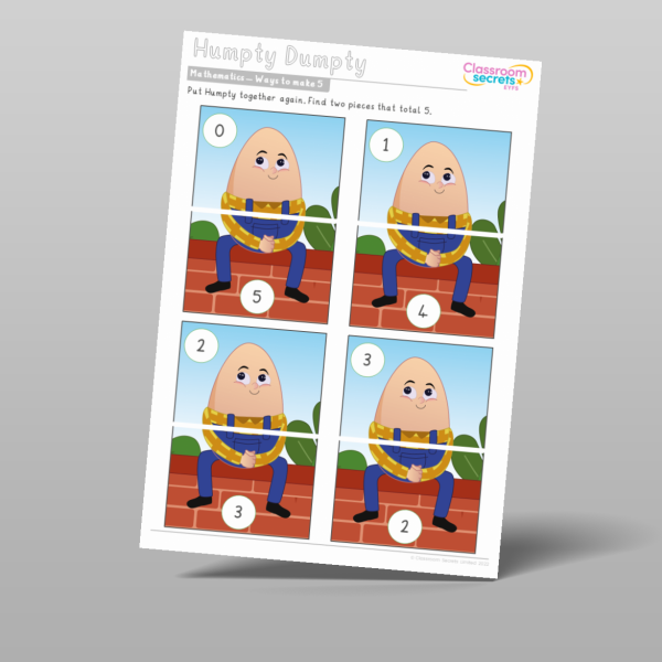 Eyfs Humpty Dumpty Ways To Make 5 Resource | Classroom Secrets