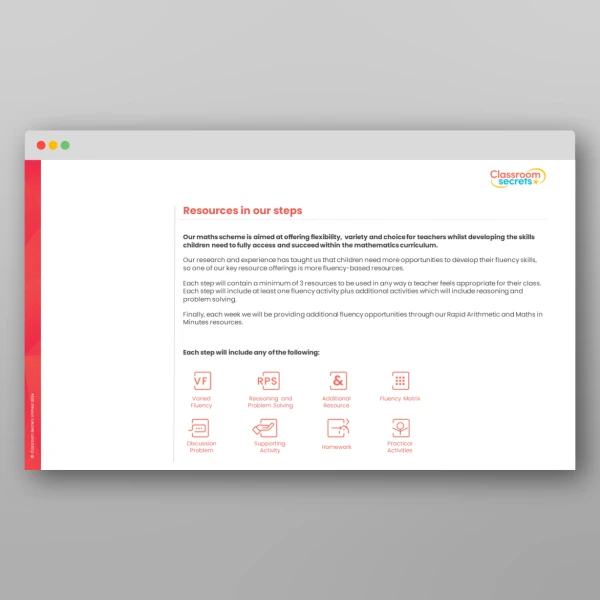 Classroom Secrets Maths Scheme Overview Resource | Classroom Secrets