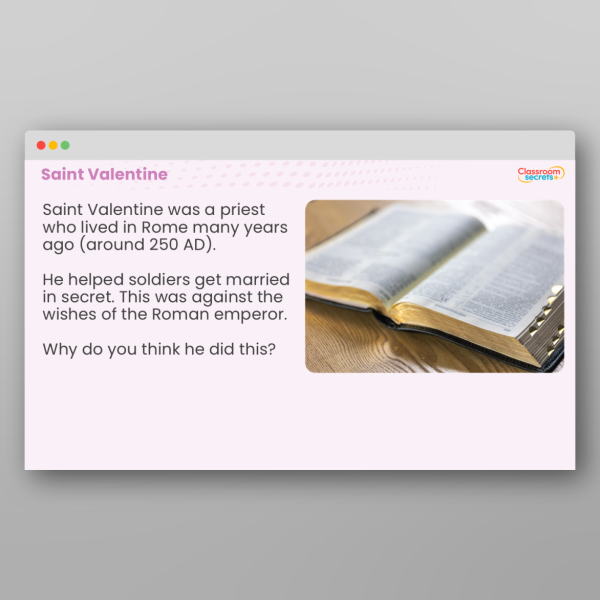 Valentine S Day Whole School Assembly Resource | Classroom Secrets